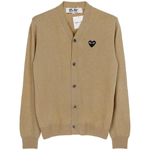 세토프 | (국내 배송) 꼼데가르송 하트 로고 울 카디건 AZ-N024-051-3